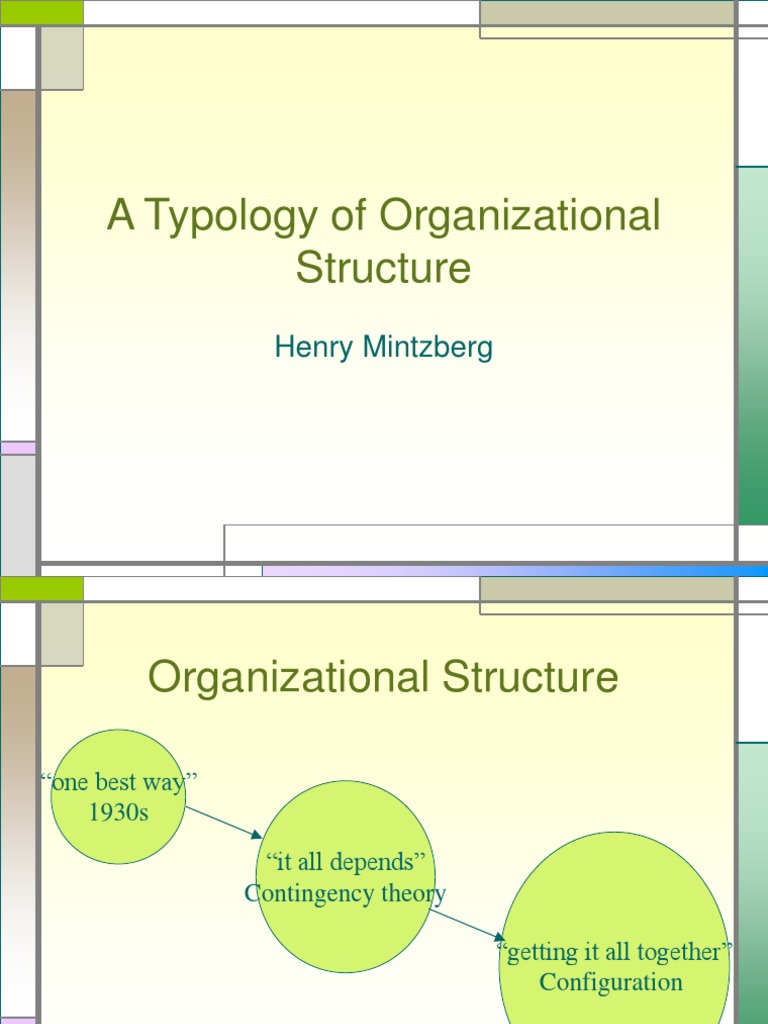 A Typology of Organizational Structure 1 | PDF | Organizational ...