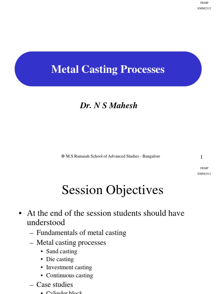 Continuous Casting Process Overview | PDF | Casting (Metalworking ...