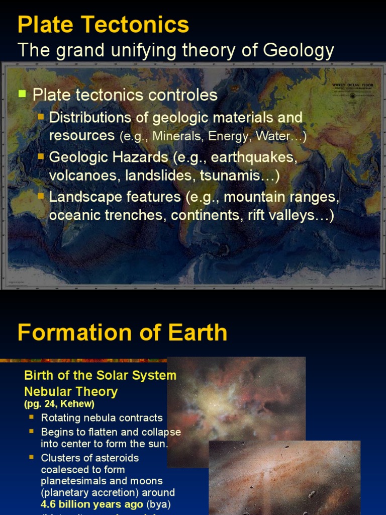 The Grand Unifying Theory of Geology: Plate Tectonics | PDF | Plate ...
