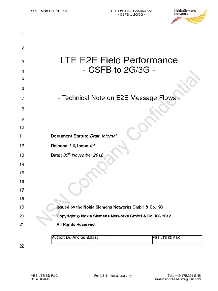 CSFB To 2G 3G - E2E Message Flows | PDF | High Speed Packet Access | Telecommunications