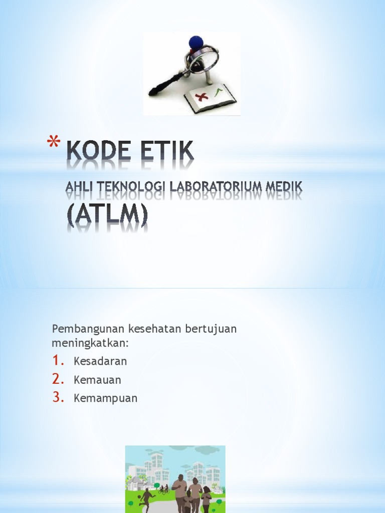 Kode Etik Atlm | PDF