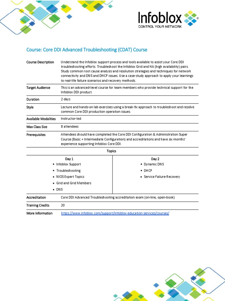 Core DDI Advanced Troubleshooting Course | PDF | Computers