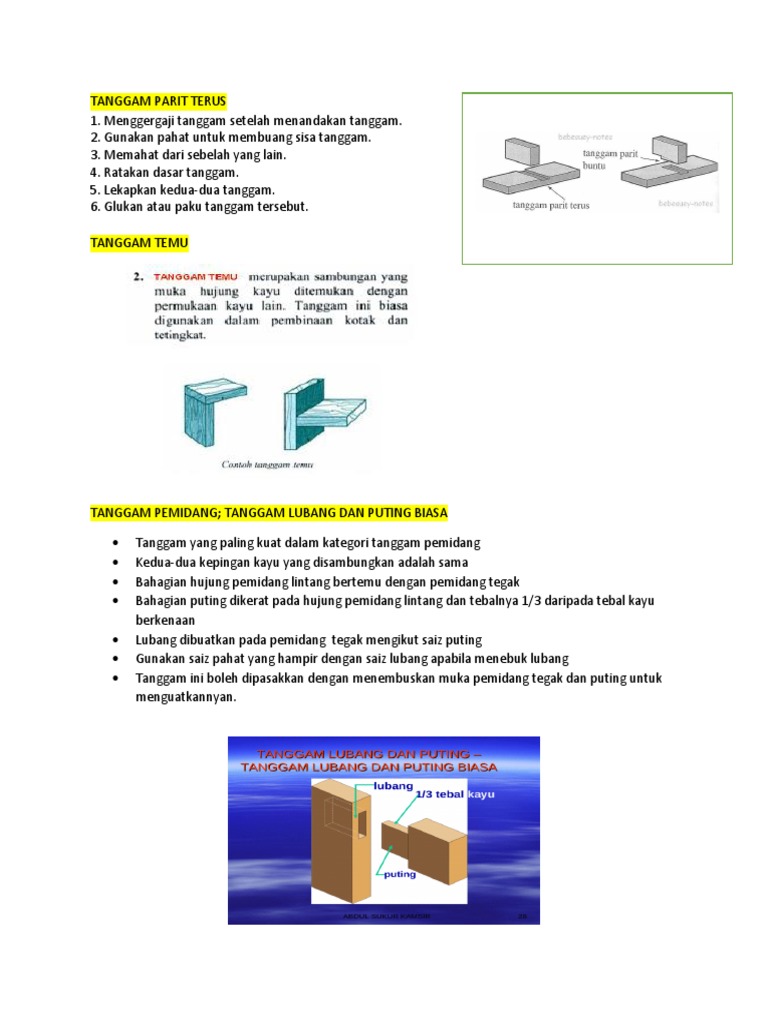 Tanggam Parit Terus | PDF | Griya & Taman