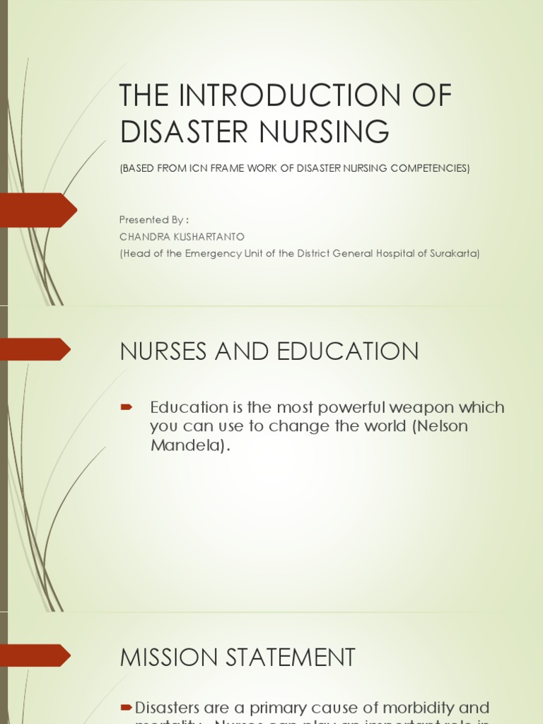 ICN Disaster Nursing Competencies Overview | PDF | Emergency Management ...