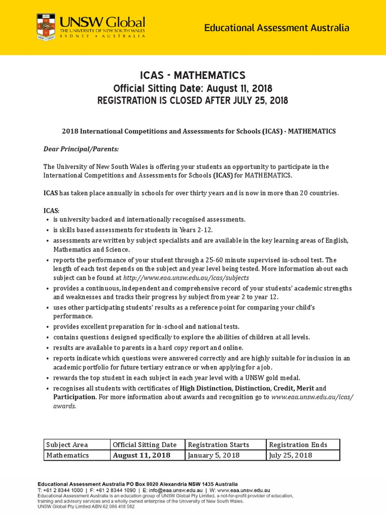 ICAS | PDF | Educational Assessment | Behavior Modification