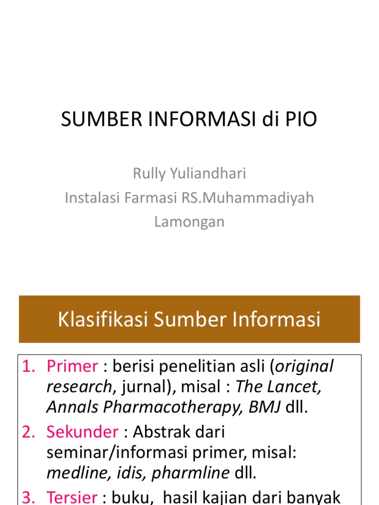 Sumber Informasi | PDF