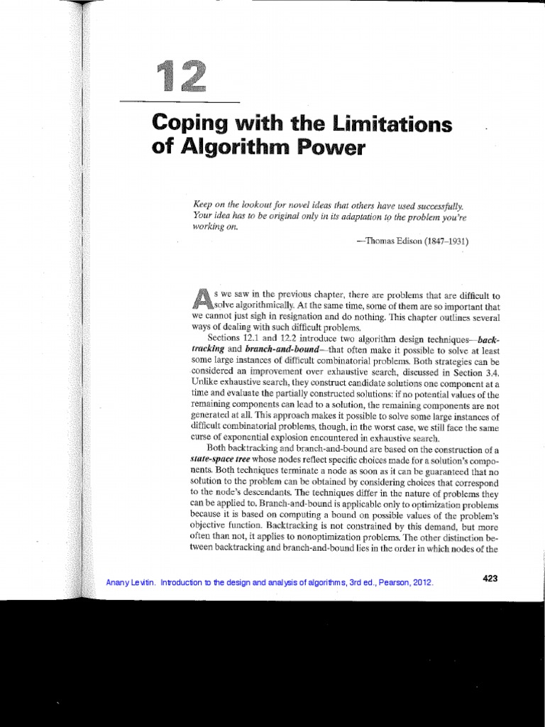 Anany Levitin. Introduction To The Design and Analysis of Algorithms ...