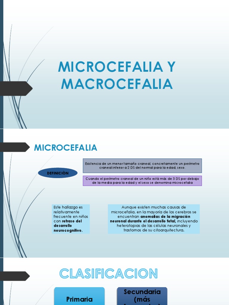 Microcefalia y Macrocefalia | Fluido cerebroespinal | Especialidades ...