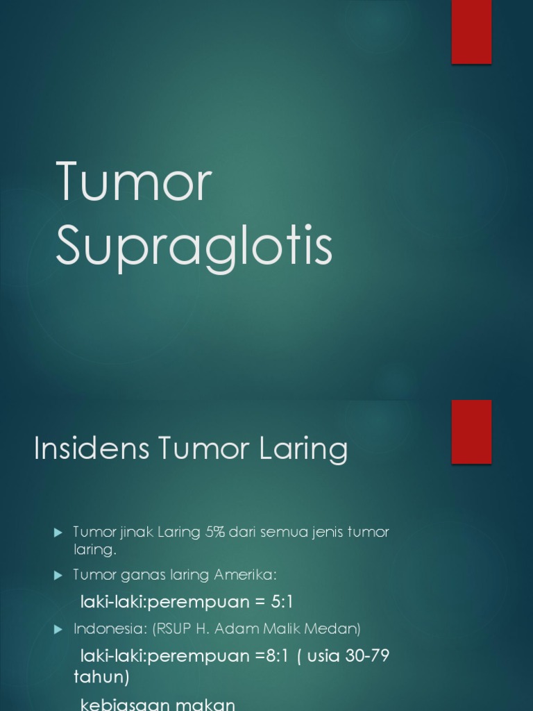 Insidens dan Penanganan Tumor Laring | PDF