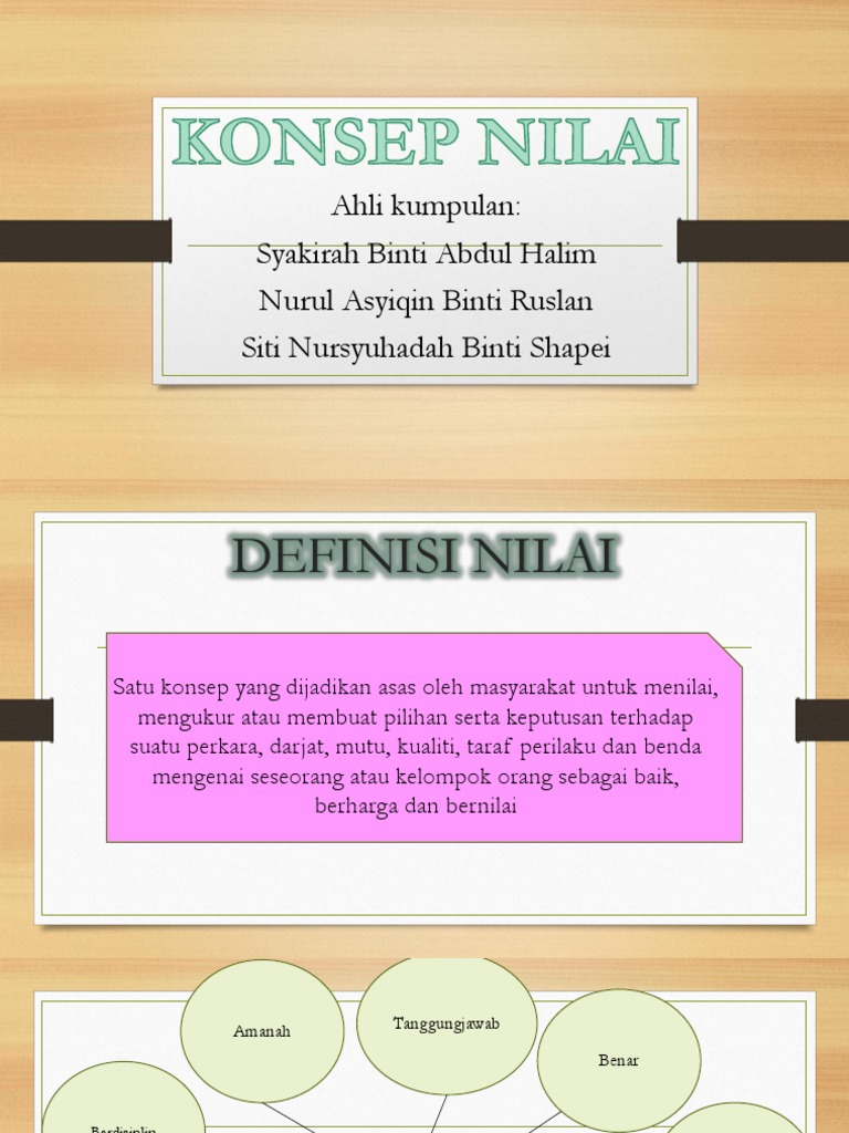 Definisi Dan Jenis Nilai | PDF