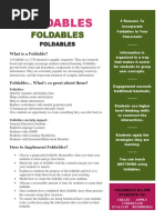 Dinah Zike's Interactive Foldables Guide | PDF | Phonics | Cognitive ...