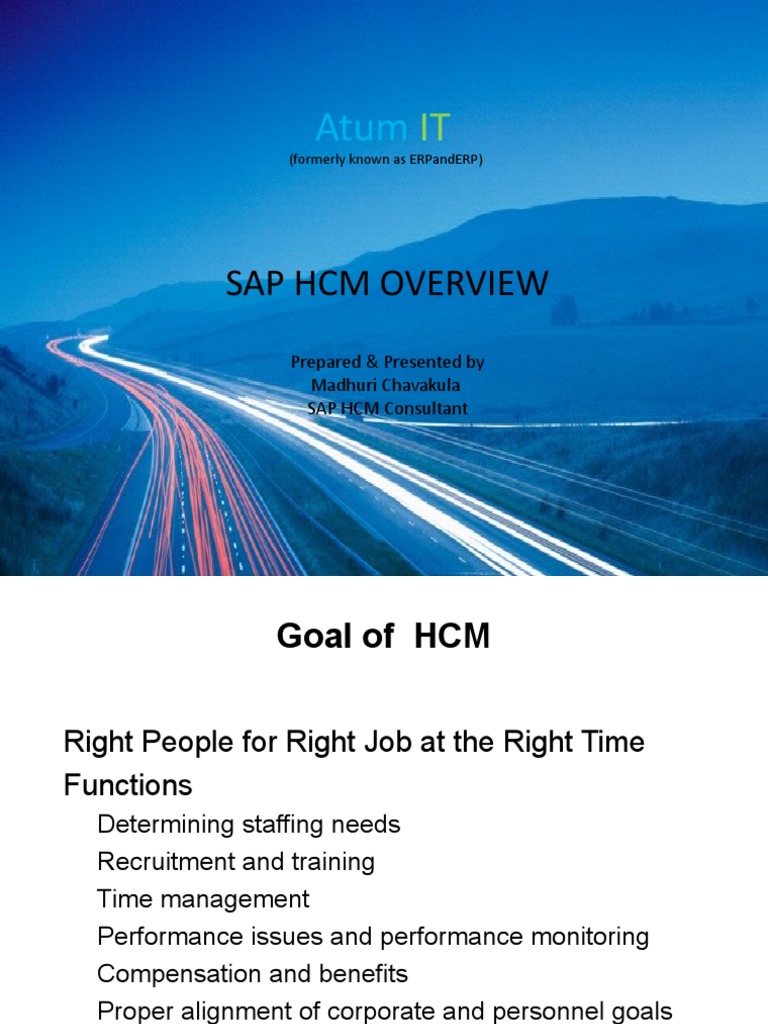 SAP HCM Overview | PDF | Employment | Human Resource Management