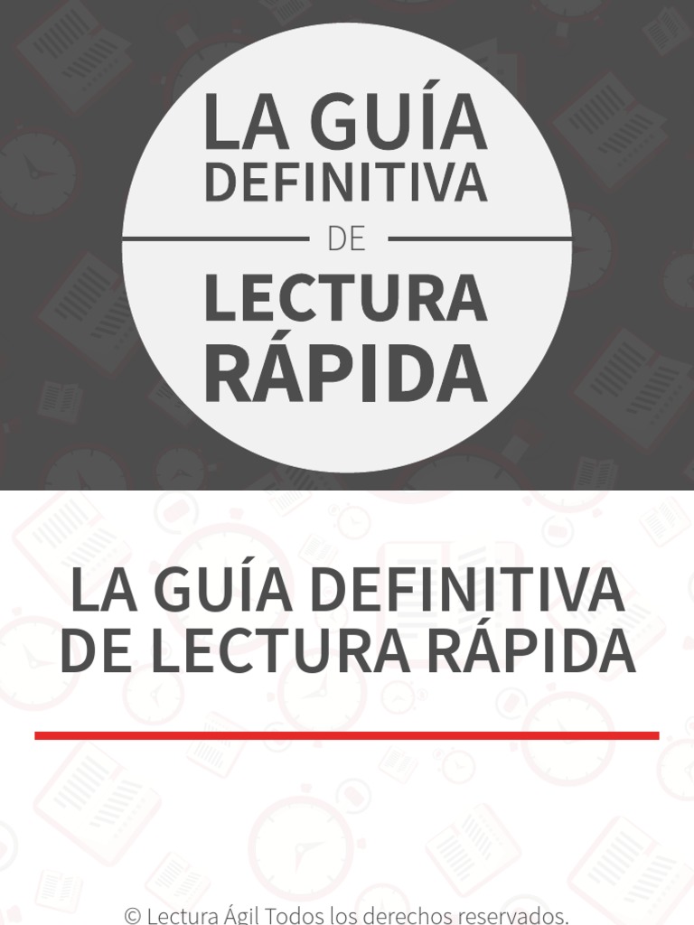 La Guia Definitiva de Lectura Rapida PDF | PDF | Información