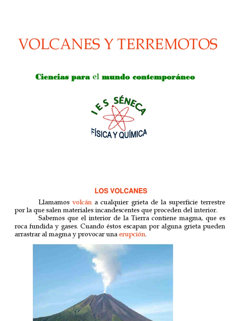 Volcanes y Terremotos-Cmc | PDF | Temblores | Volcán