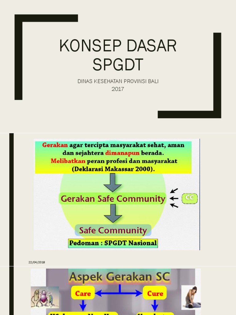 Konsep Dasar SPGDT | PDF