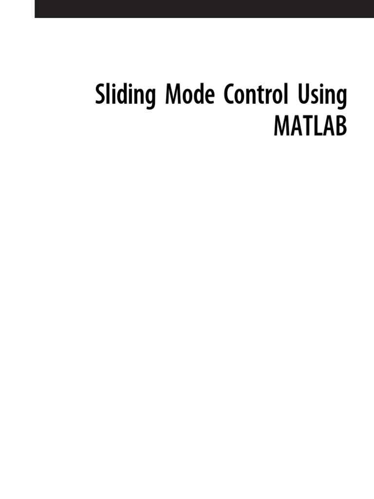 Sliding Mode Control Using Matlab | PDF