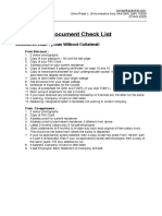 Joining Document Checklist | PDF