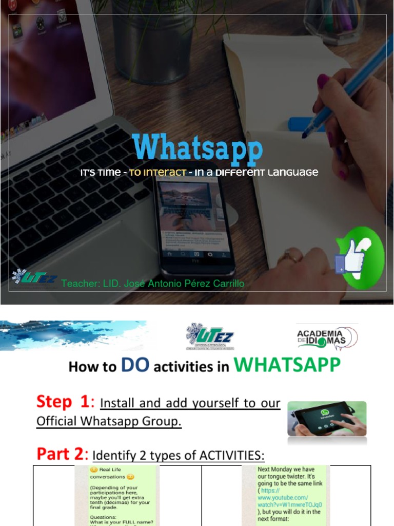 2how To DO Whatsapp Activities | PDF | Self-Improvement