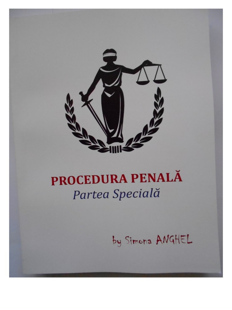 Simona Anghel Procedura Penala Partea Speciala PDF | PDF