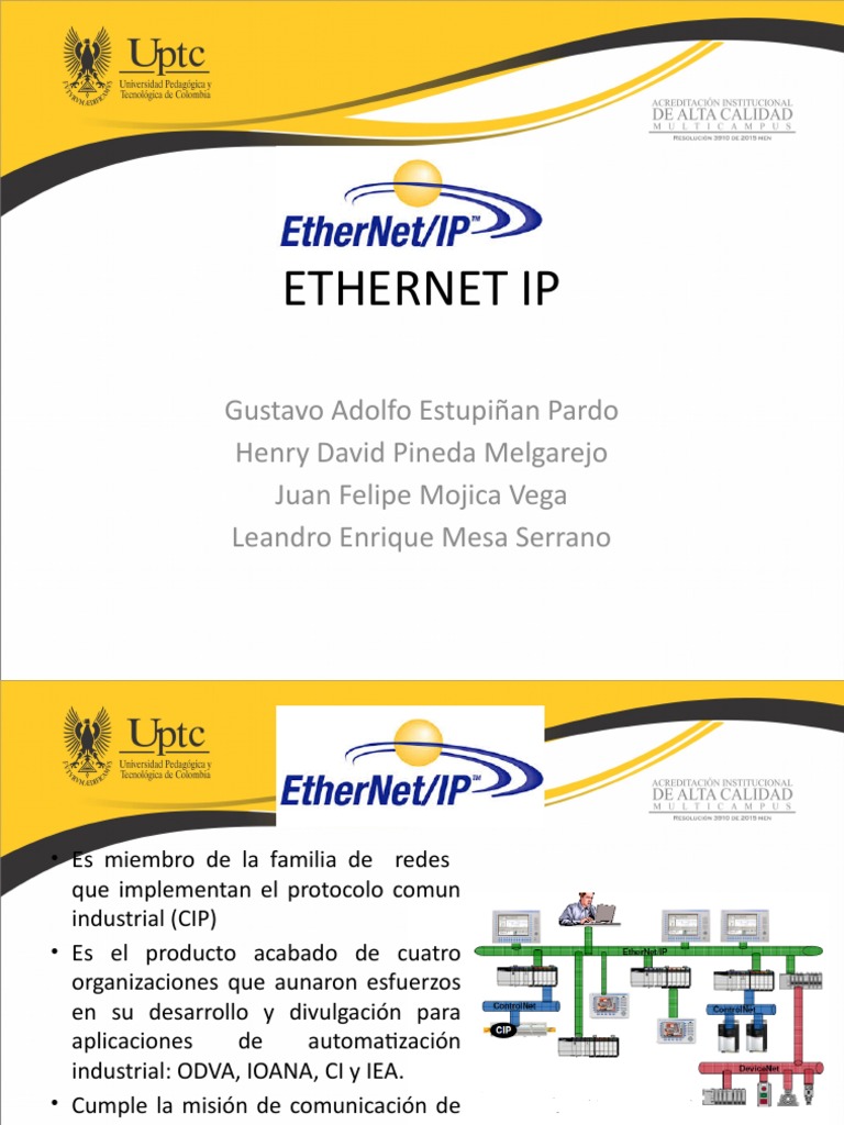 Ethernet Ip | PDF | Protocolos de internet | Ethernet