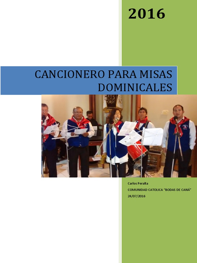 Canciones para La Misa | PDF | Misa (liturgia) | Cristo (título)
