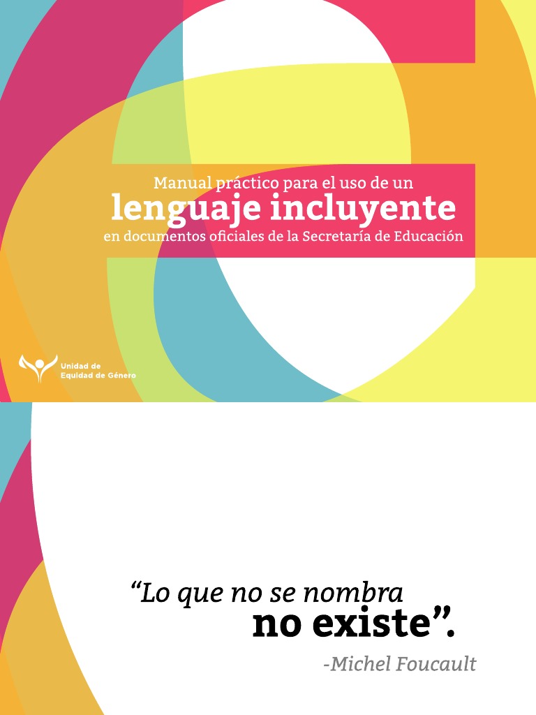 Manual Lenguaje Incluyente | Descargar gratis PDF | Sexismo | Discriminación