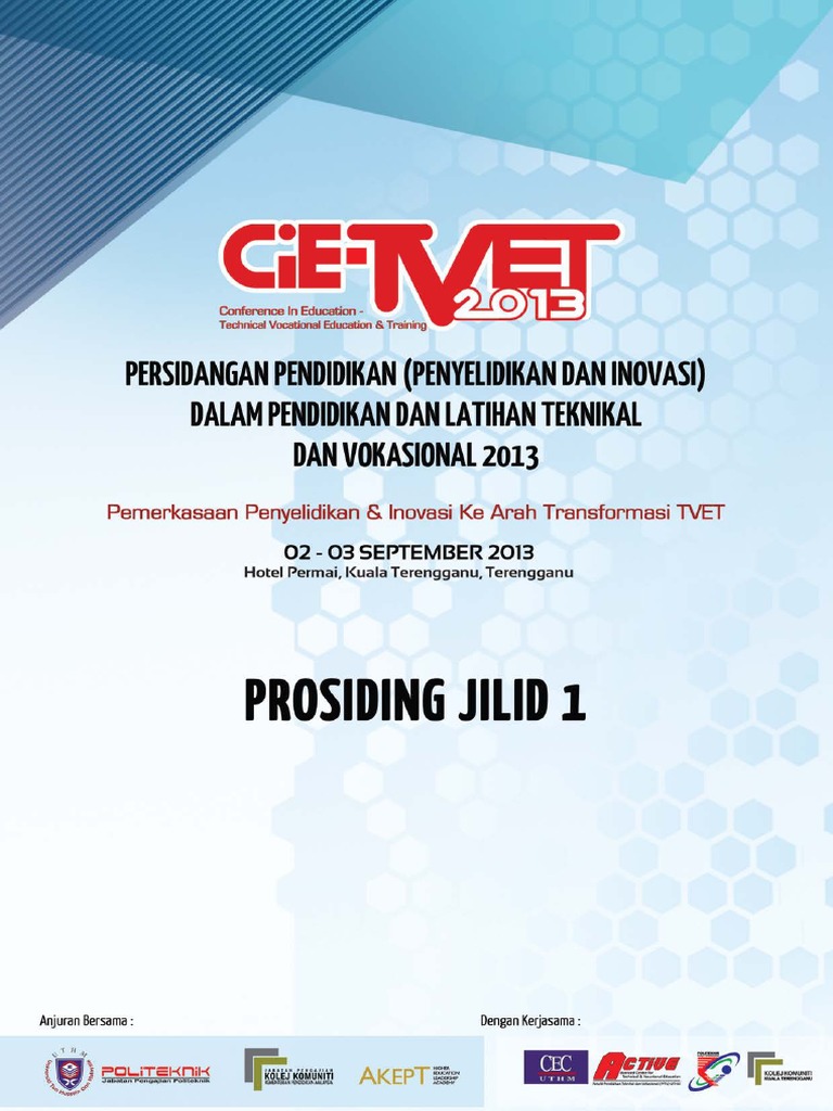 Buku Prosiding CiE-TVET 2013 - Vol1 | PDF | Serat Makanan | Diet & Nutrisi