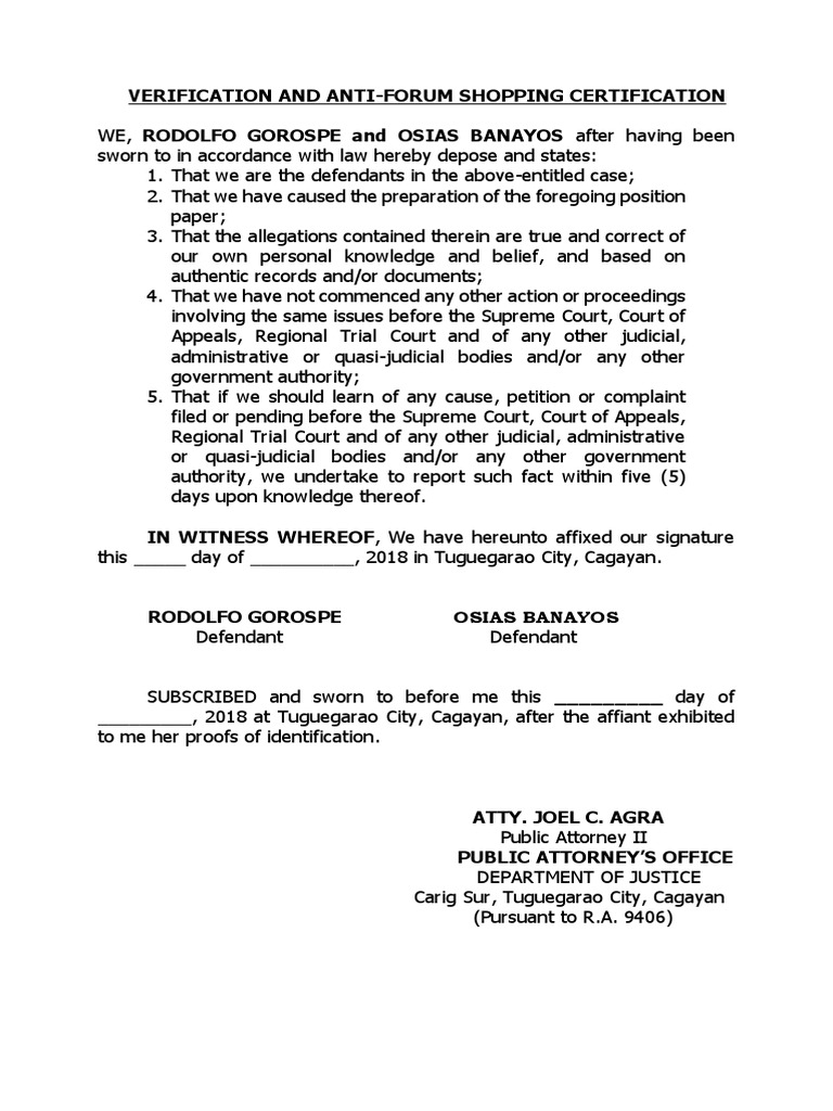 IN WITNESS WHEREOF, We Have Hereunto Affixed Our Signature | PDF