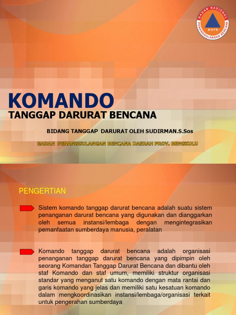 Fix - Komando Tanggap Darurat | PDF