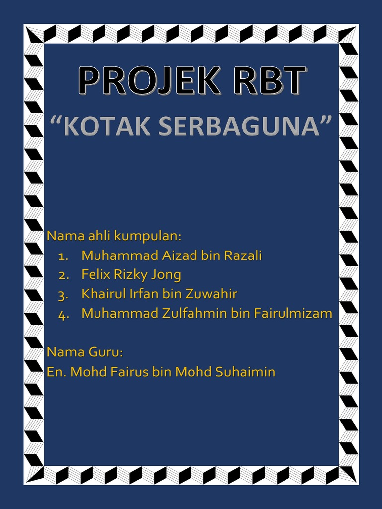 Cover Projek RBT | PDF