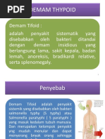 Demam Typhoid Icd | PDF