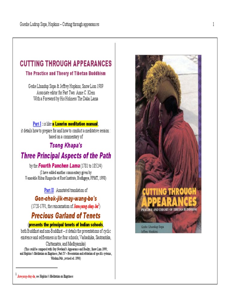 Fourth Panchen Lama Sadhana Based On Tsong Khapa Three Principal ...