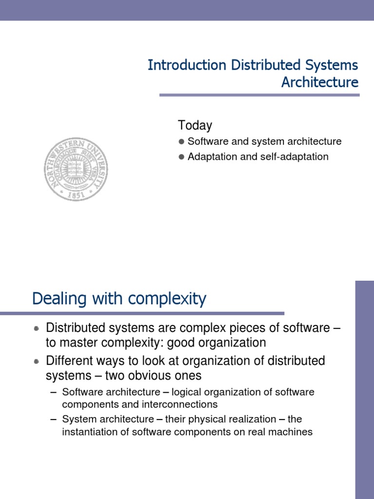 Introduction Distributed Systems Architecture: Today | Download Free ...