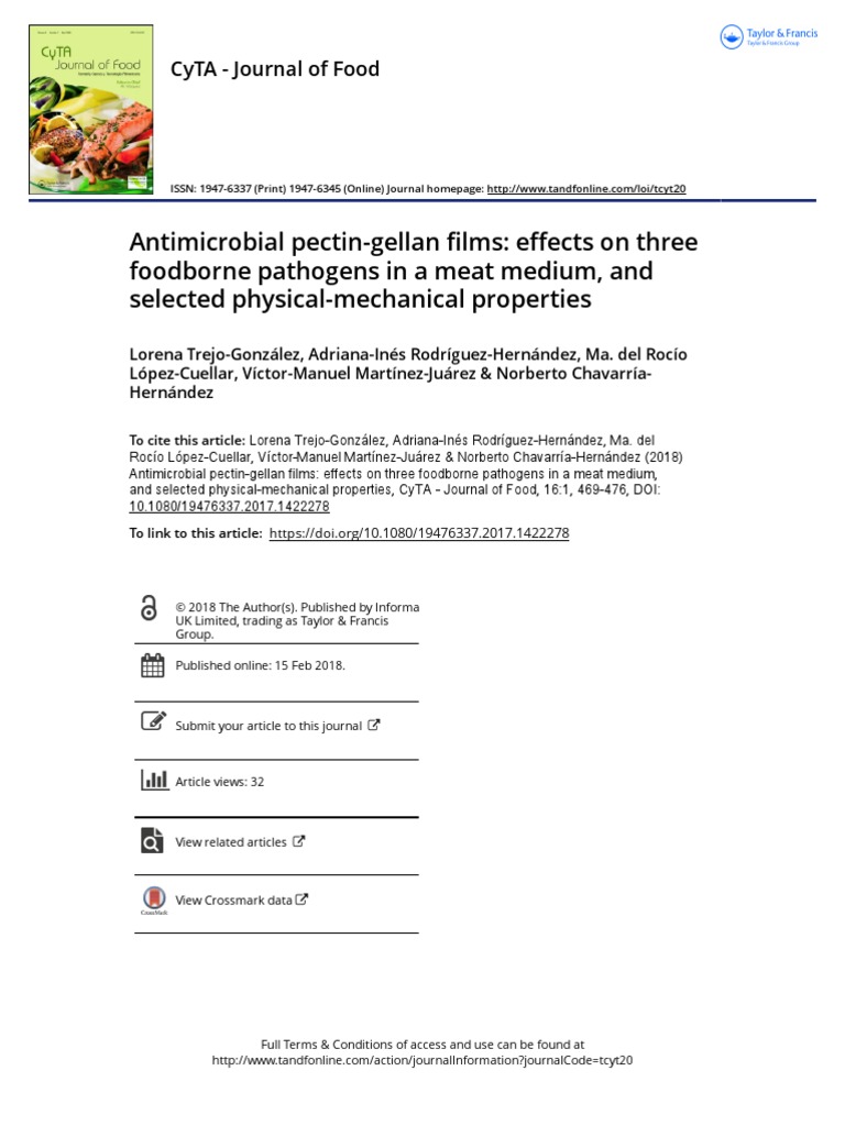 2018 Cyta | Download Free PDF | Colony Forming Unit | Bacteria