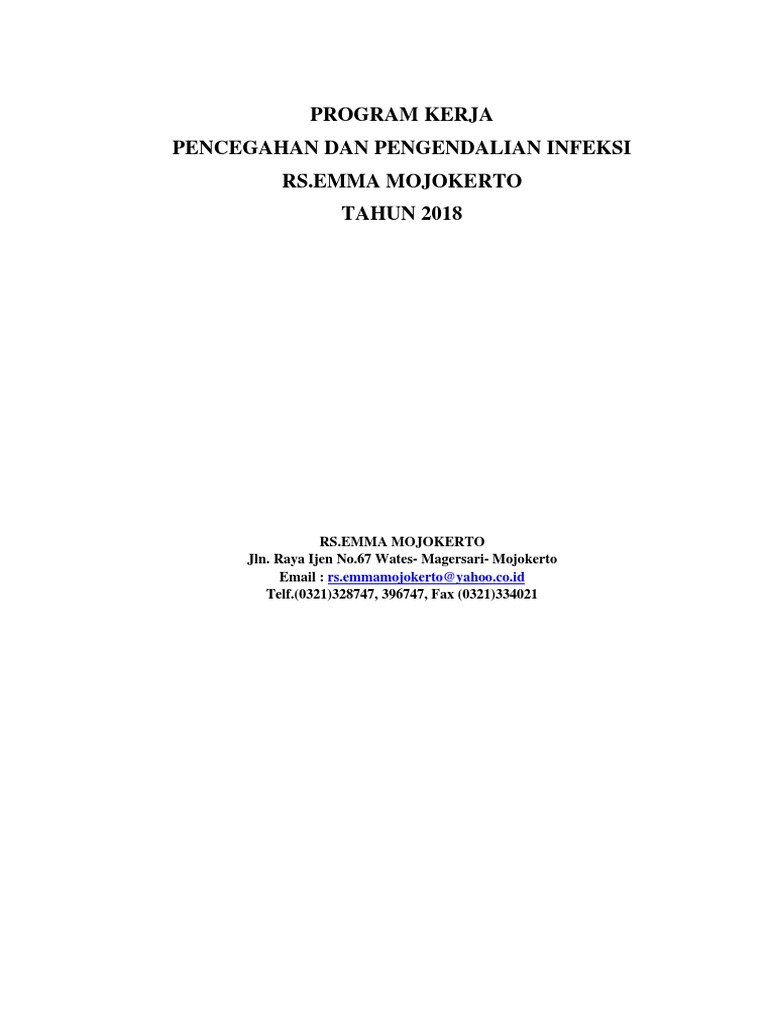 Program Kerja Ppi 2018 | PDF