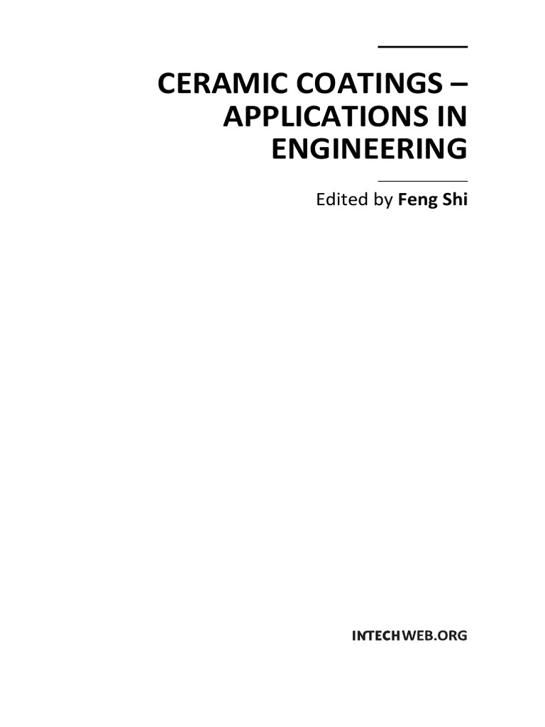 Ceramic Coatings - Applications in Engineering PDF | PDF | X Ray ...