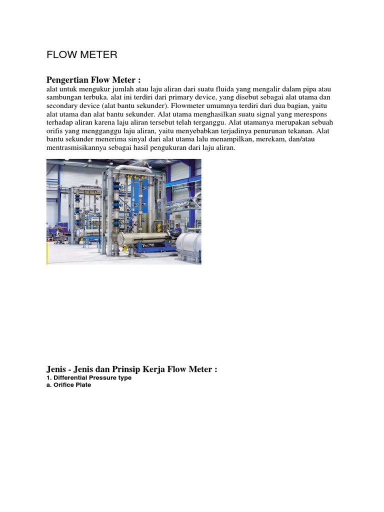 Flow Meter | PDF