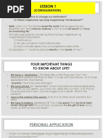 Lifeclass Week 1 | PDF