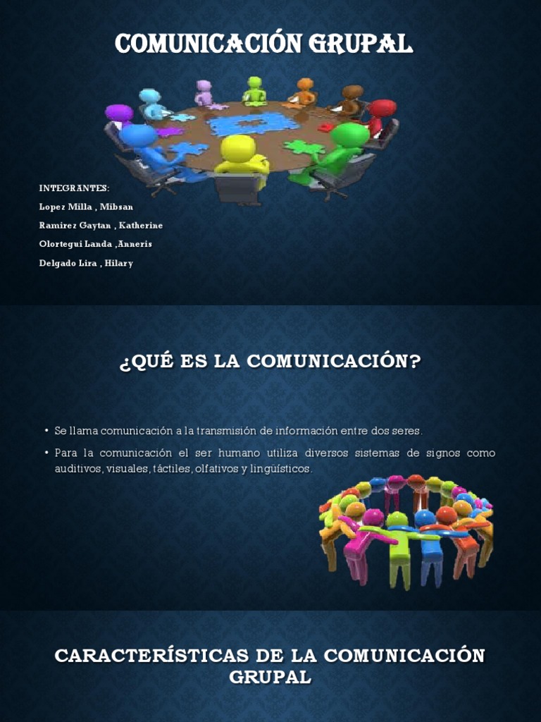 Comunicación Grupal | PDF