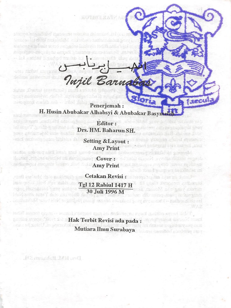 Injil Barnabas | PDF