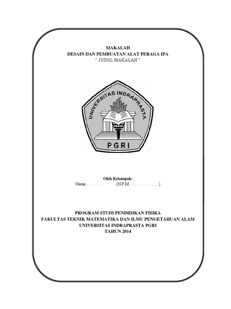 Format Makalah Paper | PDF