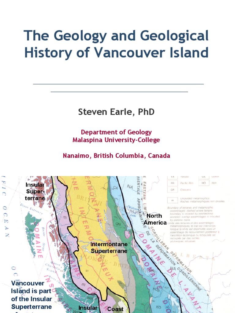 Geology of Vancouver Island | PDF | Rock (Geology) | Basalt