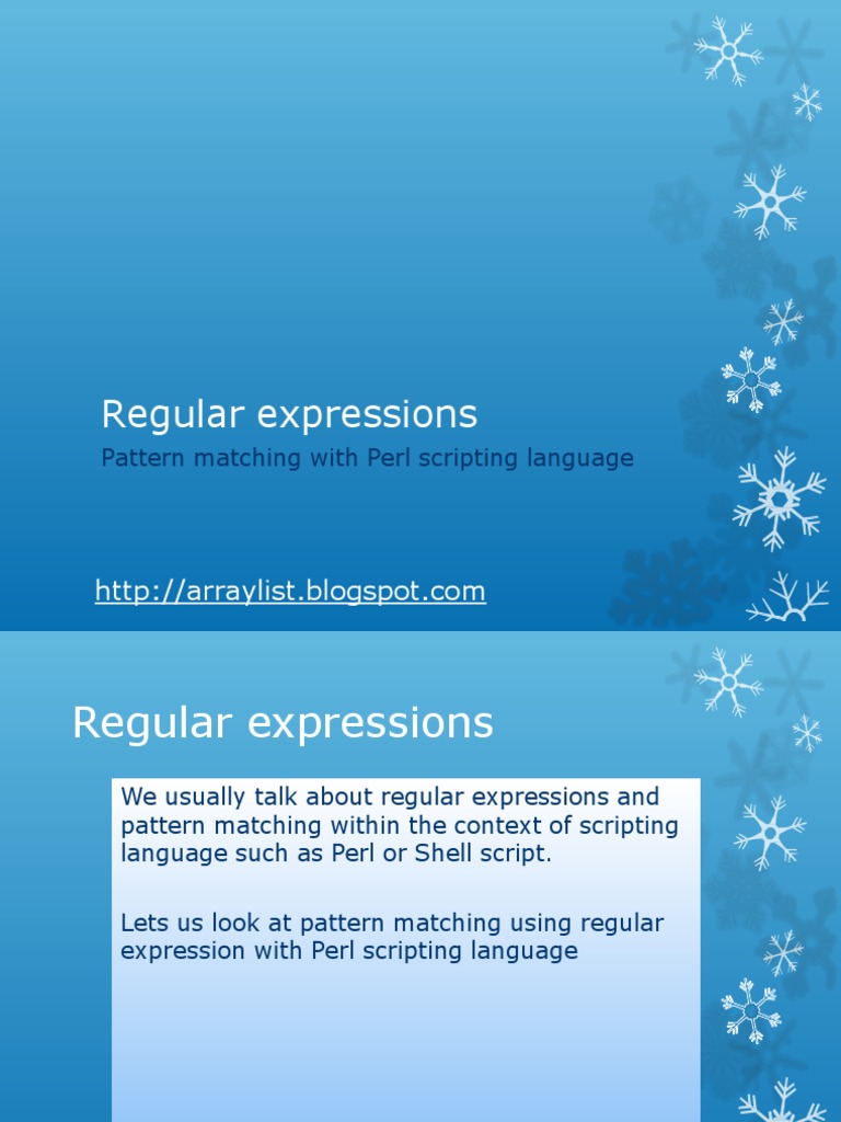 Regular Expressions in Perl | PDF | Regular Expression | Notation