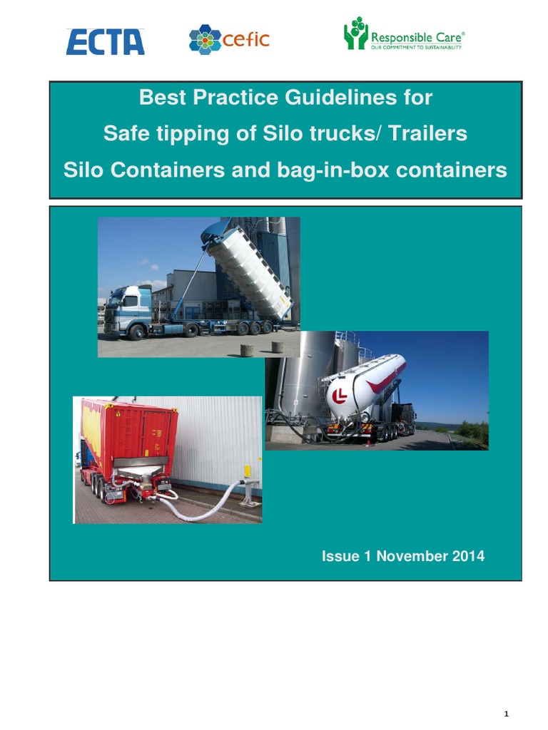 Safe Tipping Guidelines for Silo Trailers | PDF | Trailer (Vehicle) | Truck