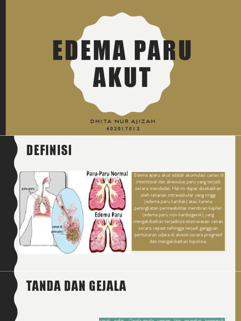 Edema Paru Akut | PDF