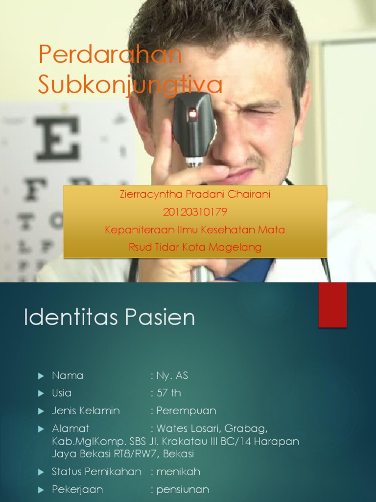 Perdarahan Subkonjungtiva: Diagnosis dan Terapi | PDF
