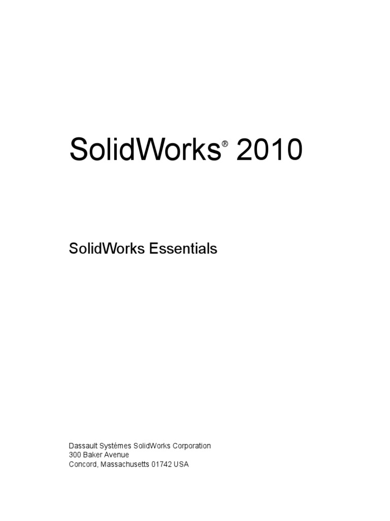 SolidWorks - Essentials - HR-V1 (001-200) PDF | PDF
