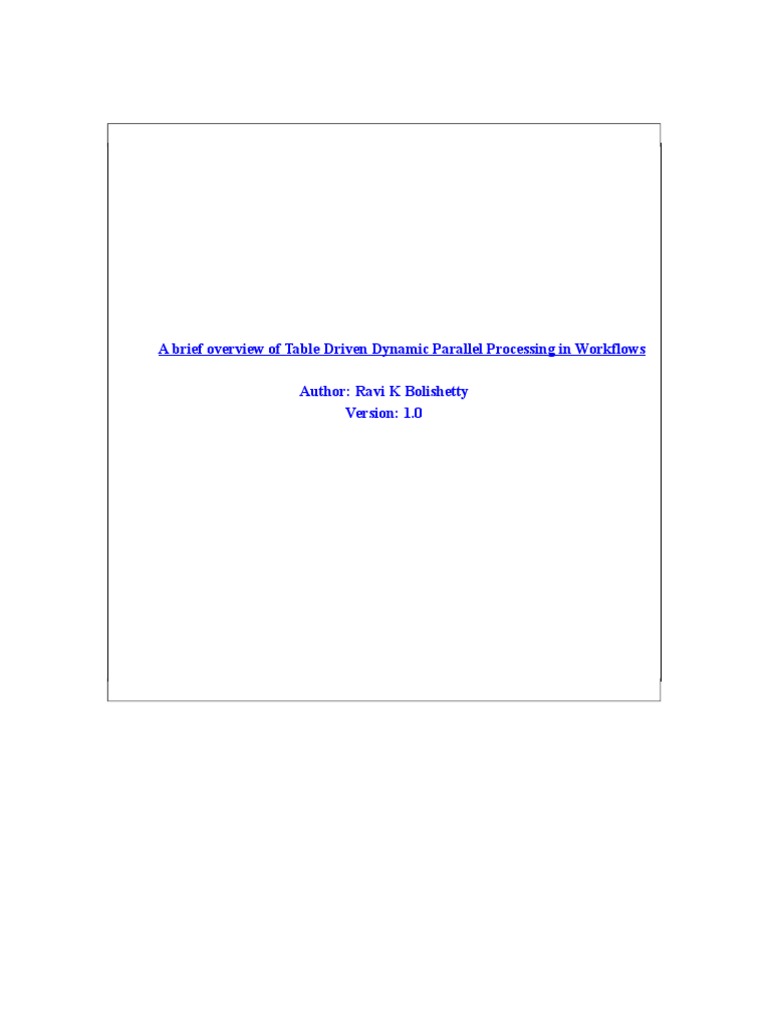 Dynamic Parallel Processing Pdf Workflow Parallel Computing 1866