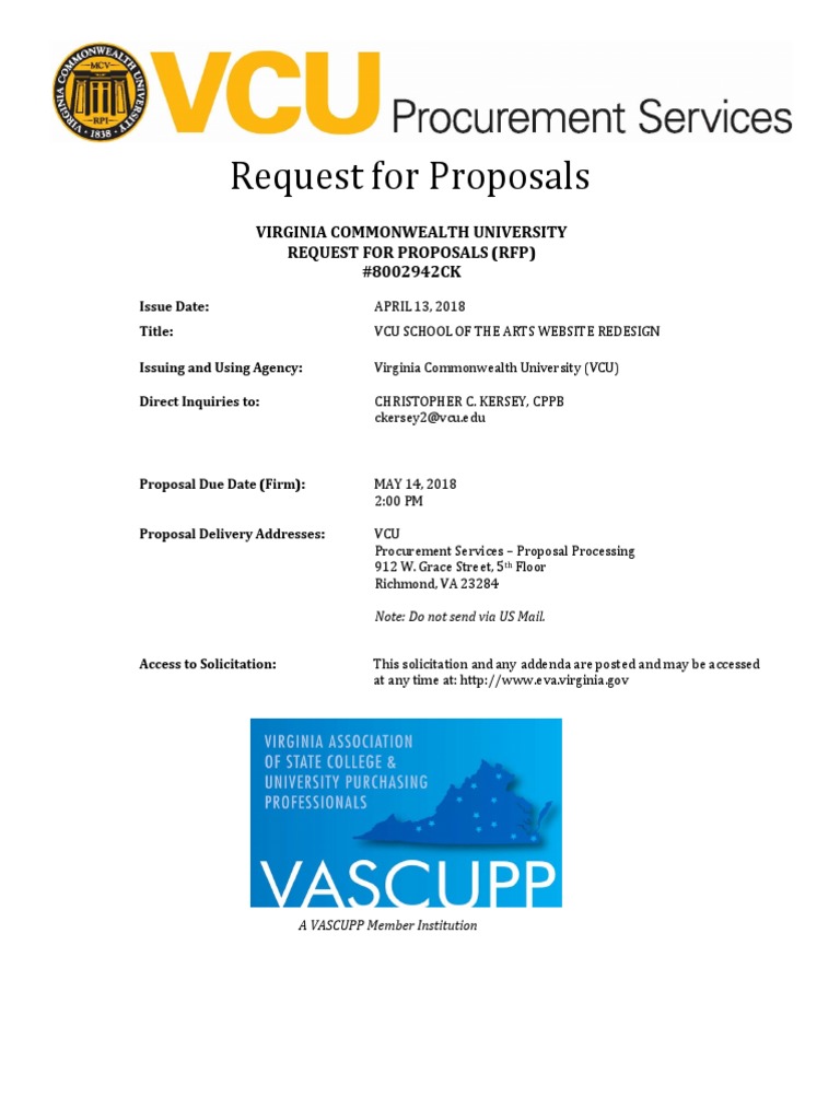 Vcu School of The Arts Website Redesign | PDF | Websites | Word Press