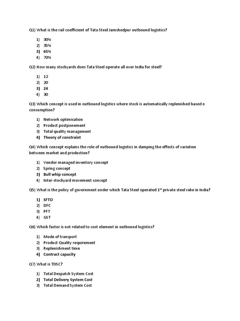 Question For MTT With Answer | PDF